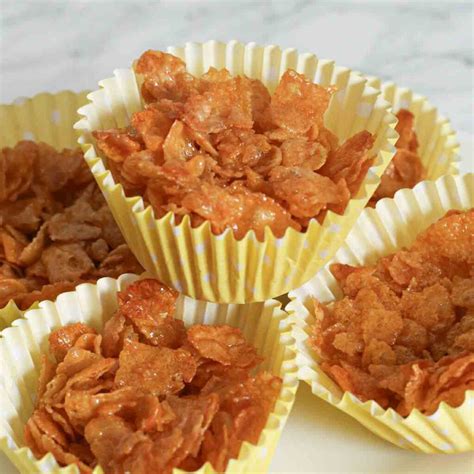 Golden Syrup Cornflake Cakes