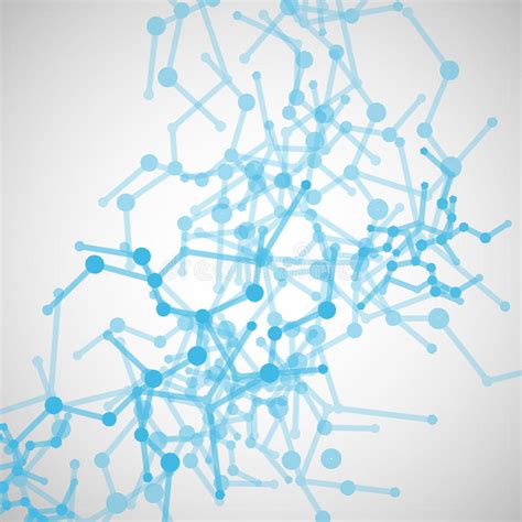 Abstract Vector Network On A Light Background Stock Vector Illustration Of Abstract Computer
