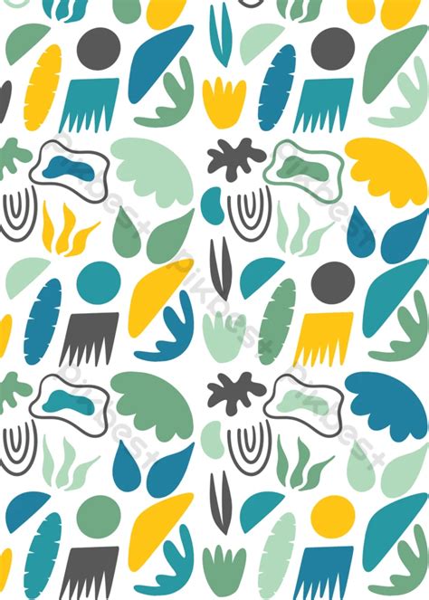 Blue Green Abstract Background Seamless Pattern Psd Free Download