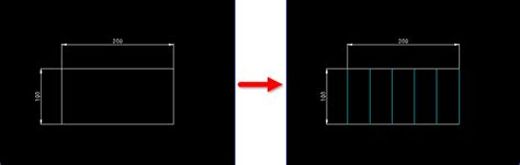 パターン Pattern コマンドの パス で分割数を指定して四角形の中に線を作成する方法 Graebert Japan Faq