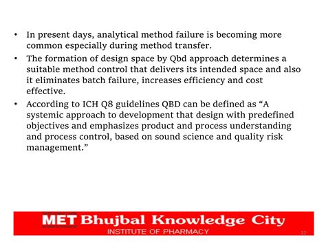 Quality By Design In Analytical Method Developmentpptx Pptx
