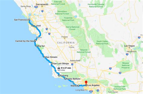 Mapa De La Carretera 1 En California El Incendio De Saddleridge Cierra