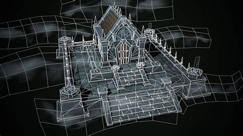 3d Stylized Crypt Model Turbosquid 2252532
