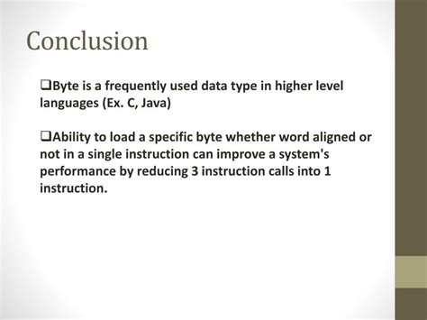 ppt implementation of load byte in datapath powerpoint presentation