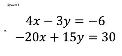 Solved Consistent Independent Linear System Inconsistent