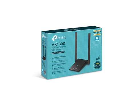 Wireless Networks TP LINK Archer TX U Plus V AX Dual Antennas High Gain Wireless USB Adapter