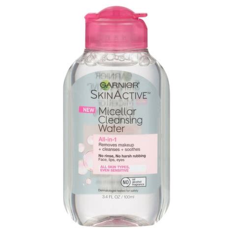 Garnier Skinactive All In 1 Micellar Cleansing Water 3 4 Fl Oz Shoprite