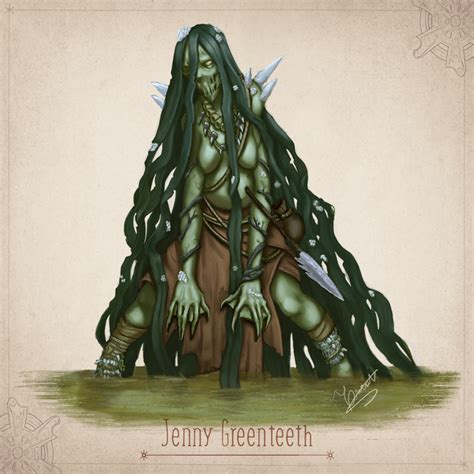 Jenny Greenteeth Is An Evil Swamp Witch From English Folklore That