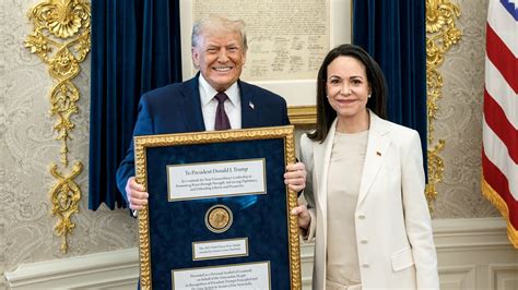 Trump Will Keep The 2025 Nobel Peace Prize Given To Machado
