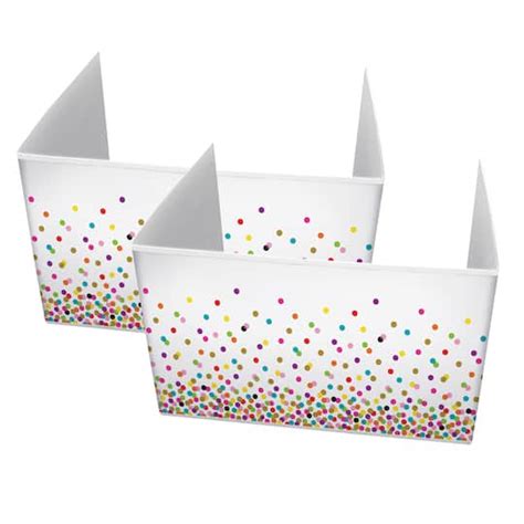 Teacher Created Resources Confetti Classroom Privacy Screen 2ct