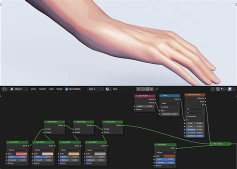 NPR Skin Shader Showcase Breakdown Finished Projects Blender Artists Community