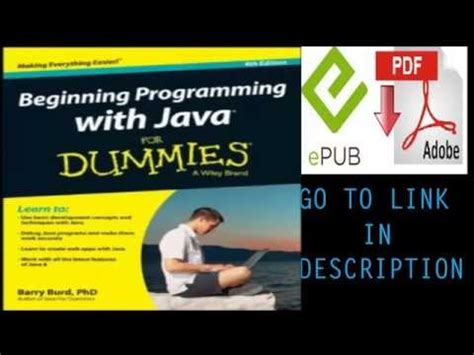 Beginning Programming with Java For Dummies PDF - YouTube