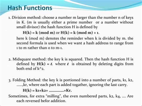 Data Structure And Algorithms Hashing Ppt Search Internet