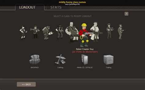 Mildly Funny Class Names Mod For Team Fortress 2 Tf2 Mods