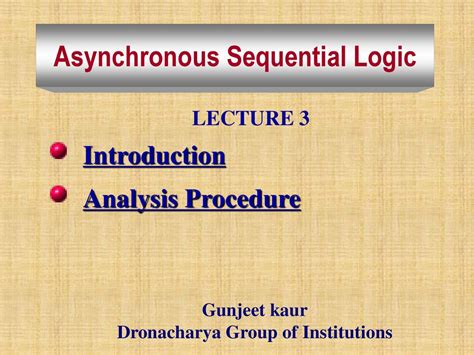 Asynchronous Sequential Logic Circuits Ppt - Circuit Diagram