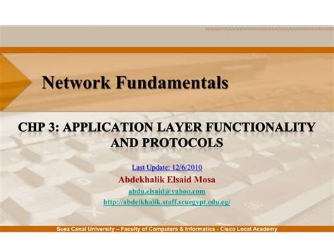Network Fundamentals Ch3 Application Layer Functionality And Protocols Pptx Computer
