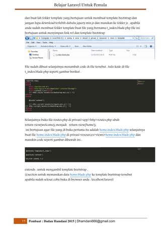 Belajar Laravel Untuk Pemula PDF