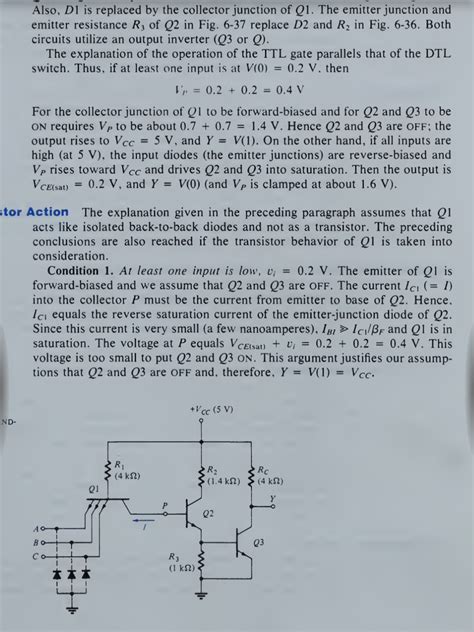 Transistors Ttl Nand Gate Analysis Electrical Engineering Stack