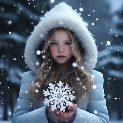 Картинки Девочки Снежинки 52 фото