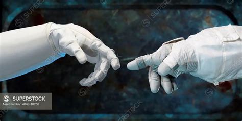 Robonaut Hand Left And A Spacesuit Gloved Human Hand Called The Human Grasp Assist Device