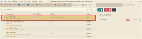 Detect The Presence Of Test Report Test Explorer For Keyboard Shortcut Issue