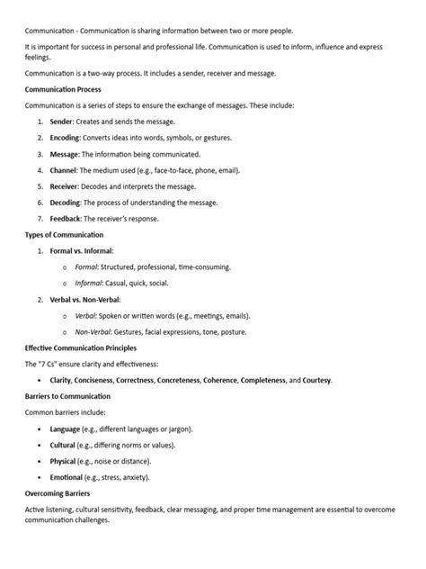 Unit 1 Communication Pdf