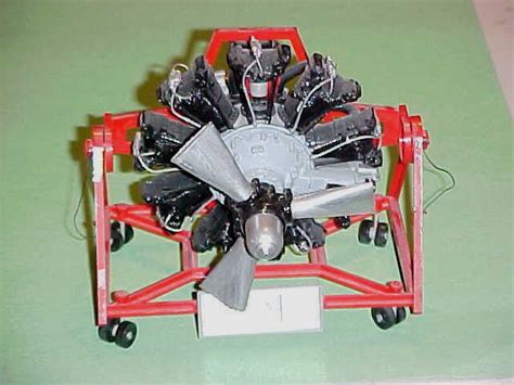 Wright Cyclone Radial Aircraft Engine Model Built Assembled Monogram 1882817232