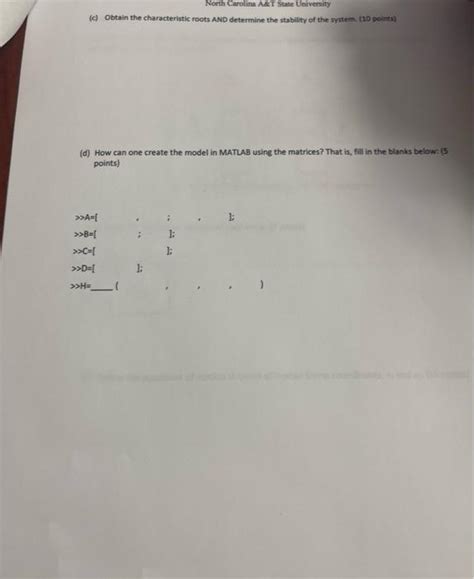solved problem 1 given the state variable model 1 x2 iz