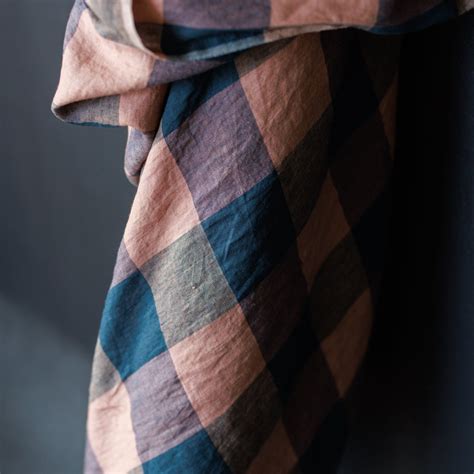 Laundered Linen Checks And Stripes