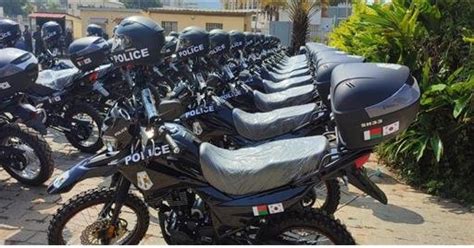 마다가스카르 경찰에 순찰 오토바이 39대 기증