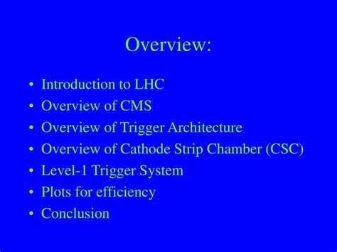 overview introduction to lhc overview of cms ppt download