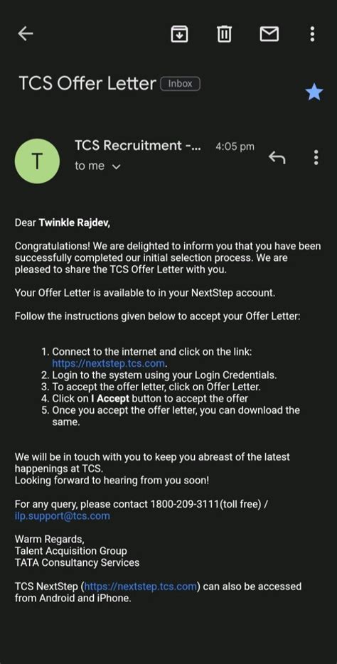 Twinkle Rajdev On Linkedin Hello Everyone I Am Glad To Share That I Received And Have Accepted