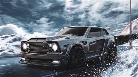 Fennec Rl All Black Fennec Design Rocketleague Fypシ