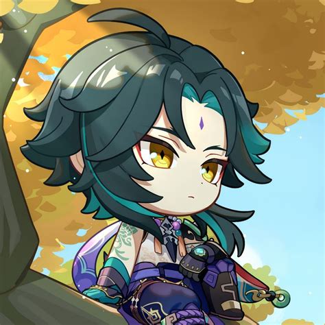 ♡ㅤxiao Chibi Artwork Art