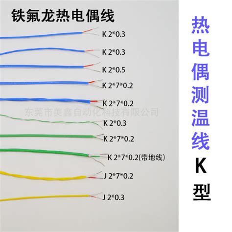 K Type Thermocouple Wire Teflon Kxff Glass Fiber Compensation Wire Teflon Stainless Steel