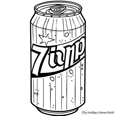 Soda Coloring Pages Free And Printable