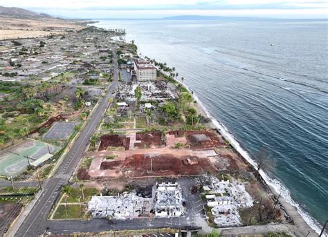Maui Firefighters Battle Blaze Near Area Of Devastating Lahaina