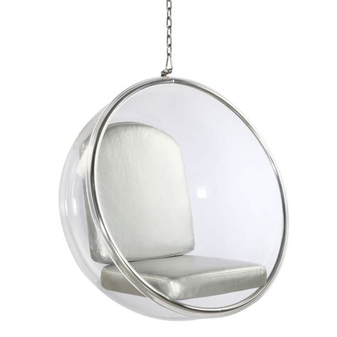 Bubble Polished Chrome Hanging Chair Modern In Designs