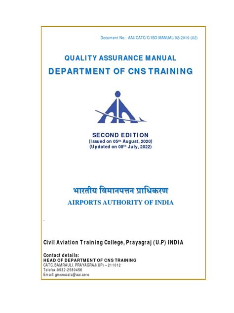 quality assurance manual pdf business
