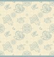 Vintage Seamless Pattern On Travel Theme Vector Image