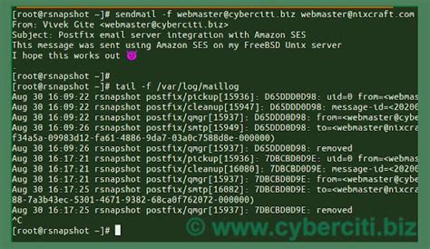 freebsd configure aws ses with postfix mta nixcraft