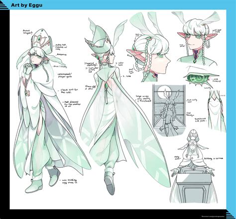 Frosmoth Gijinka Reference C By Grandongsayadae On Deviantart