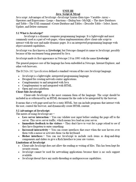 Oss Unit Iii Pdf Control Flow Relational Database