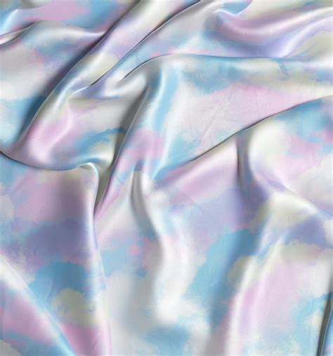 Pastel Cloud Print Fabric