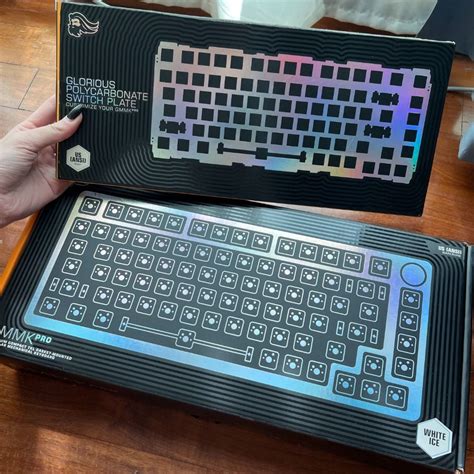Glorious Gmmk Pro 75 Barebones Keyboard White Ice Computers And Tech Parts And Accessories