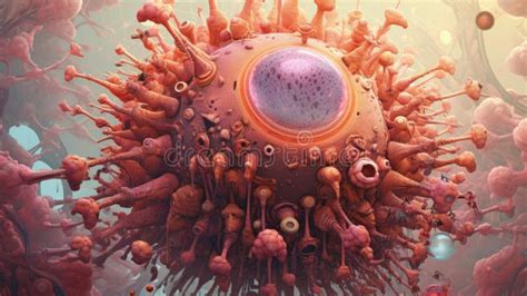 Corona Virus In Red Artery Diffusion Concept And Protection Against