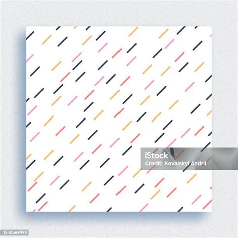 Parallel Diagonal Overlapping Colorful Lines Pattern Vector Wallpaper