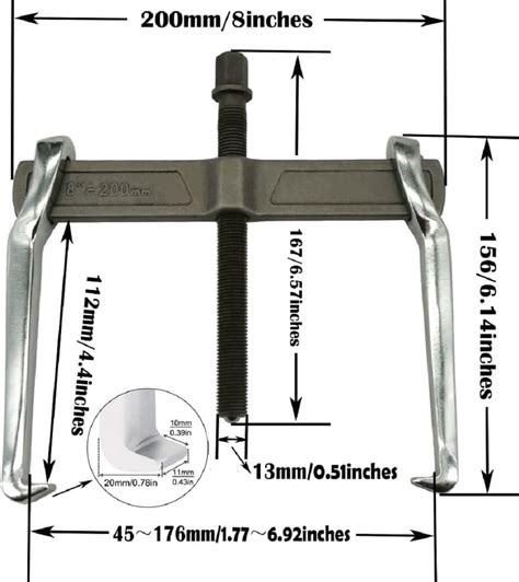 2 Jaw Puller 2 Claw Gears Puller For Removal Of Pulley Flywheel