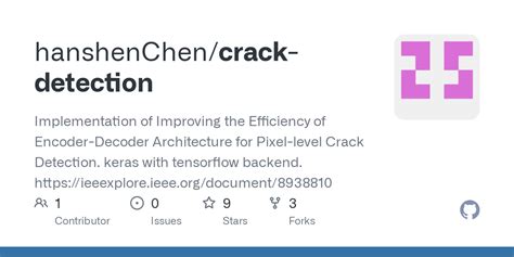 GitHub HanshenChen Crack Detection Implementation Of Improving The Efficiency Of Encoder