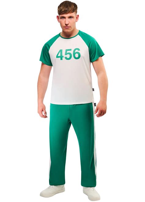 Squid Game Player 456 Deluxe Adult Costume Xs